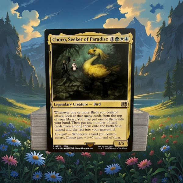Mtg Chocobo Deck Box - Etsy