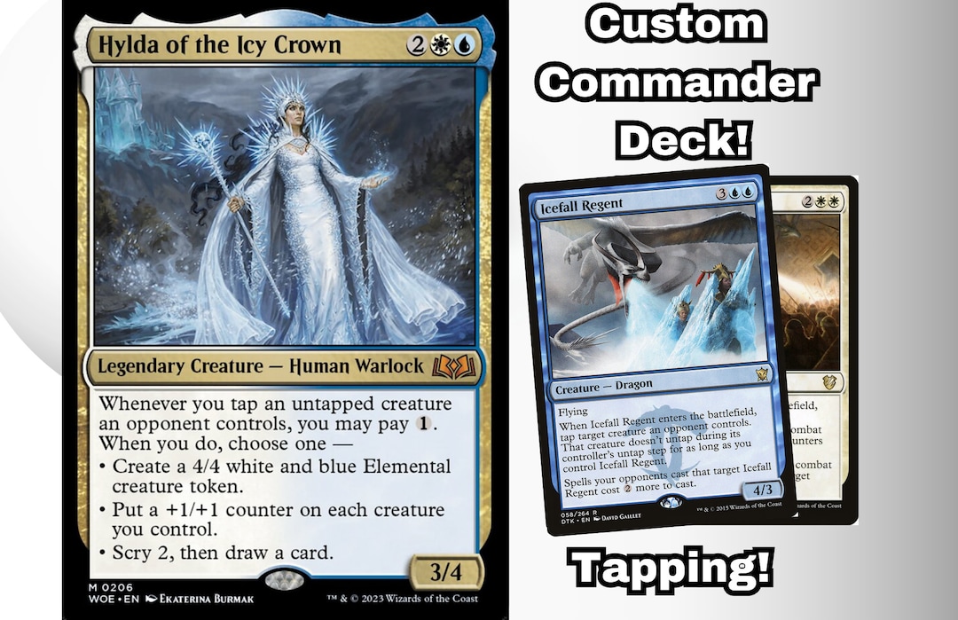 MTG Commander Deck EDH Deck Hylda of the Icy Crown 100 Magic Cards ...