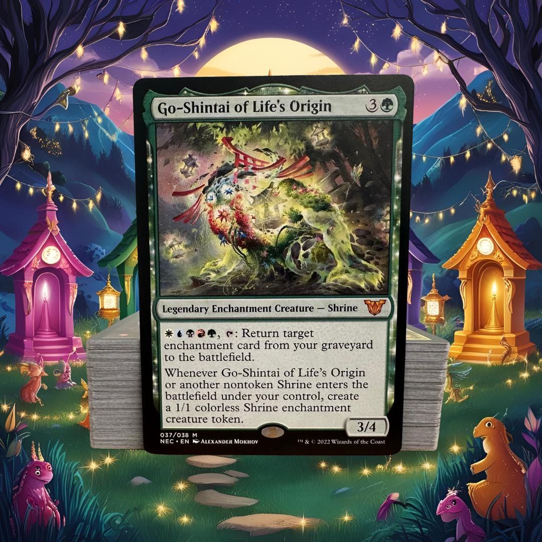 MTG Commander Deck EDH Deck Go-shintai of Life's Origin 100 Magic Cards ...