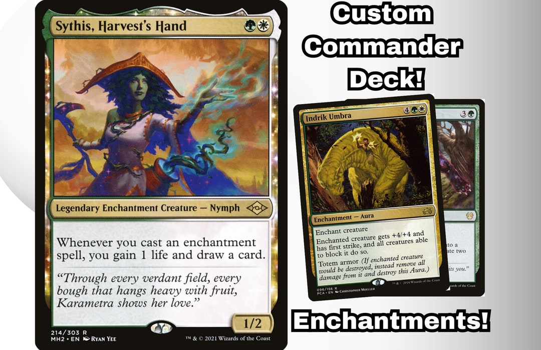 MTG Commander Deck EDH Deck Sythis Harvest's Hand 100 - Etsy