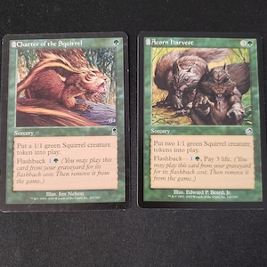 MTG Commander Deck EDH Deck Chatterfang, Squirrel General 100 Magic Cards Custom Deck Squirrels ...