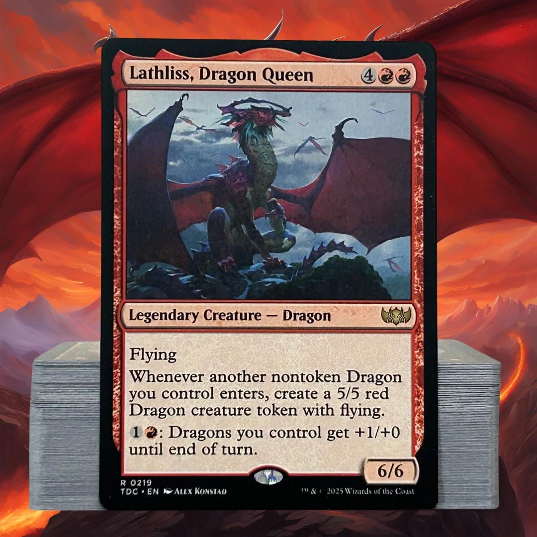 MTG Commander Dragon Deck EDH Deck Lathliss, Dragon Queen 100 Magic ...