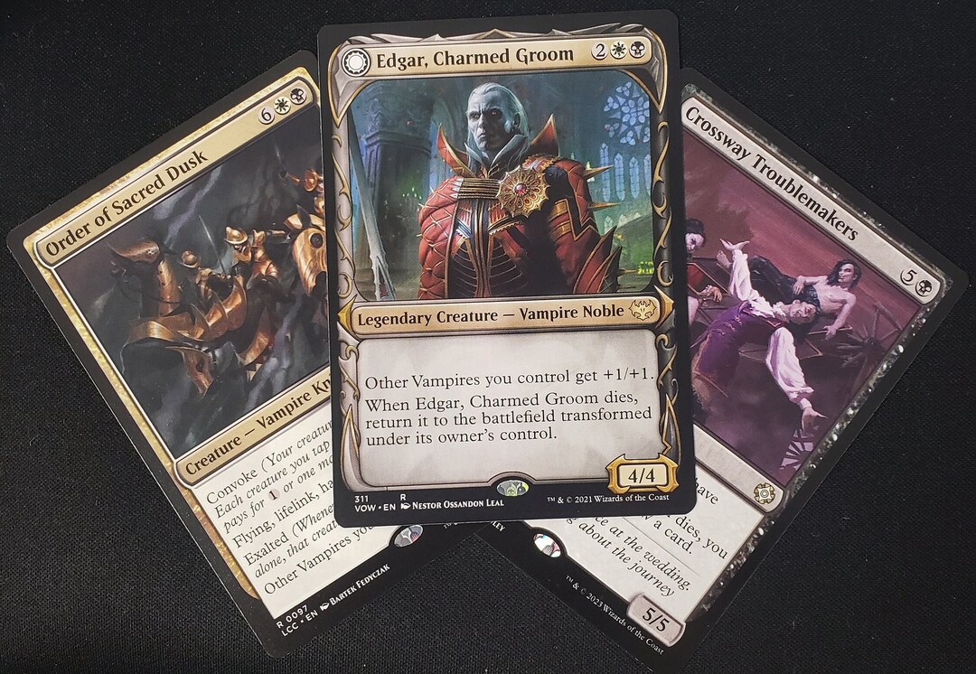 MTG Commander Deck EDH Deck Edgar, Charmed Groom 100 Magic Cards Custom ...