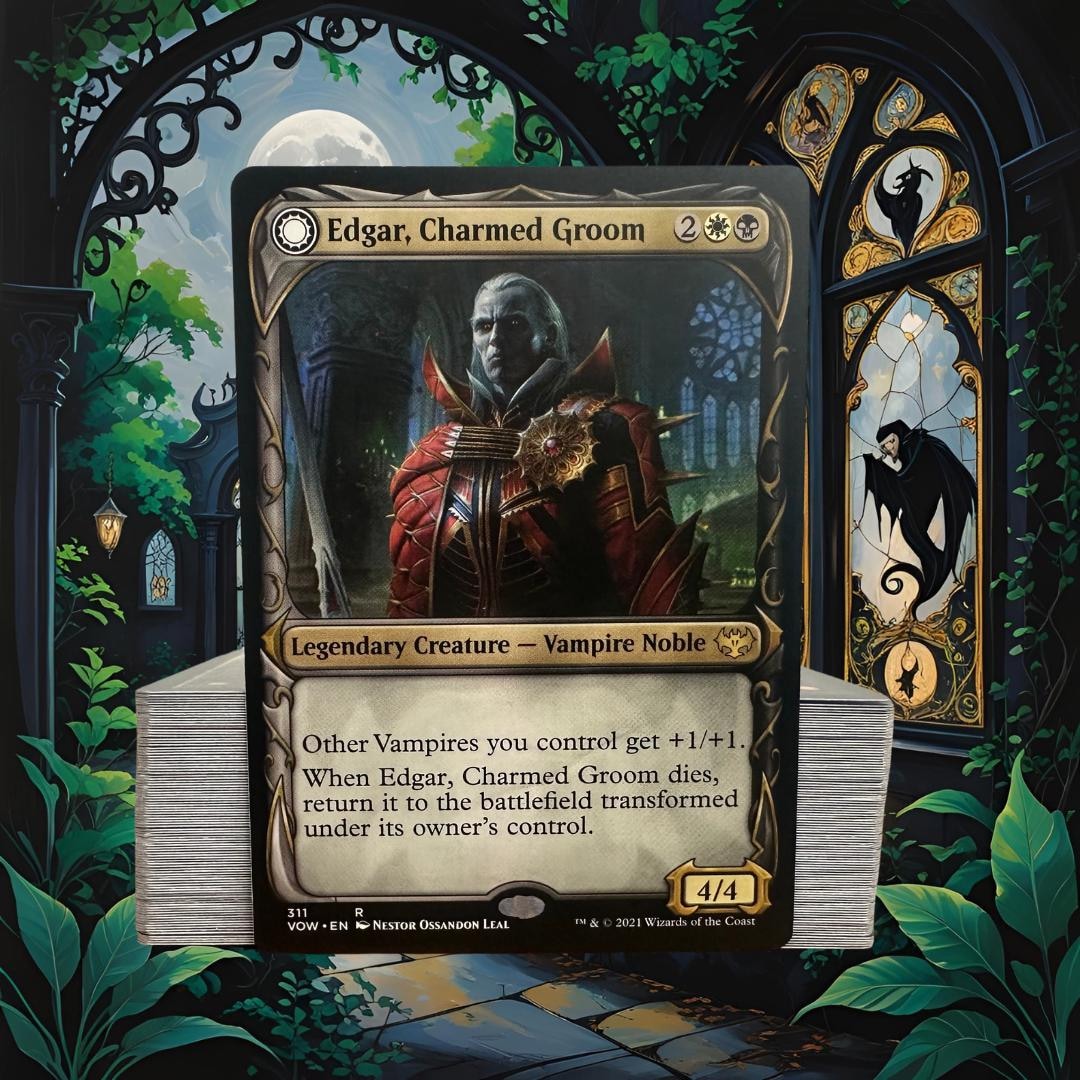 MTG Commander Deck EDH Deck Edgar, Charmed Groom 100 Magic Cards Custom ...