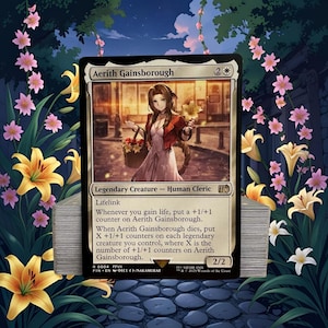 MTG Commander EDH Deck Aerith Gainsborough 100 Magic Cards Custom Deck ...