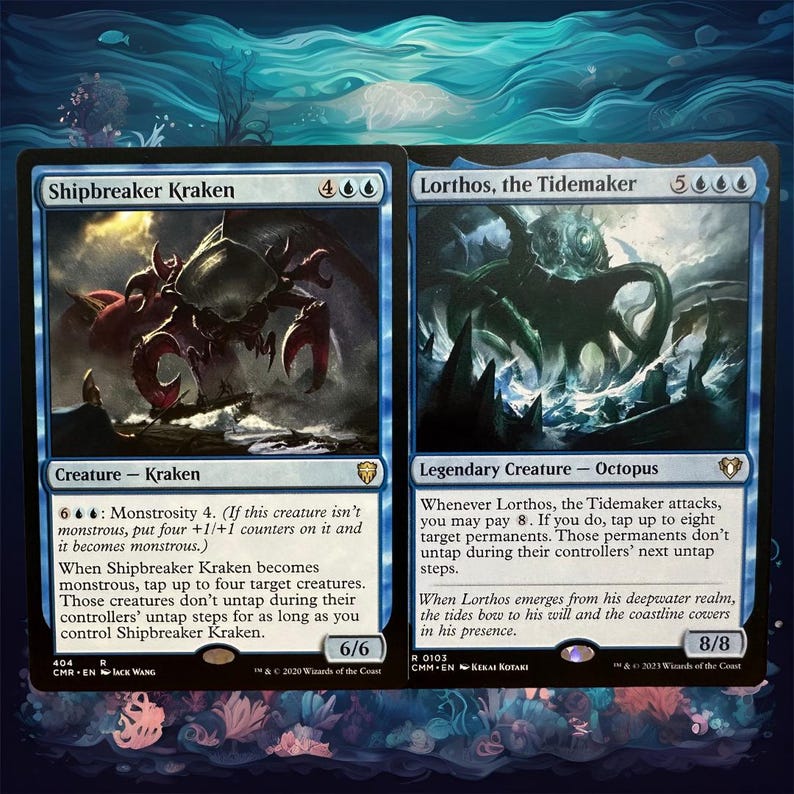 Kiora, Sovereign of the Deep Commander Deck EDH 100 Magic Cards Custom ...