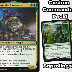MTG Commander Deck EDH Deck Slimefoot the Stowaway 100 Magic - Etsy