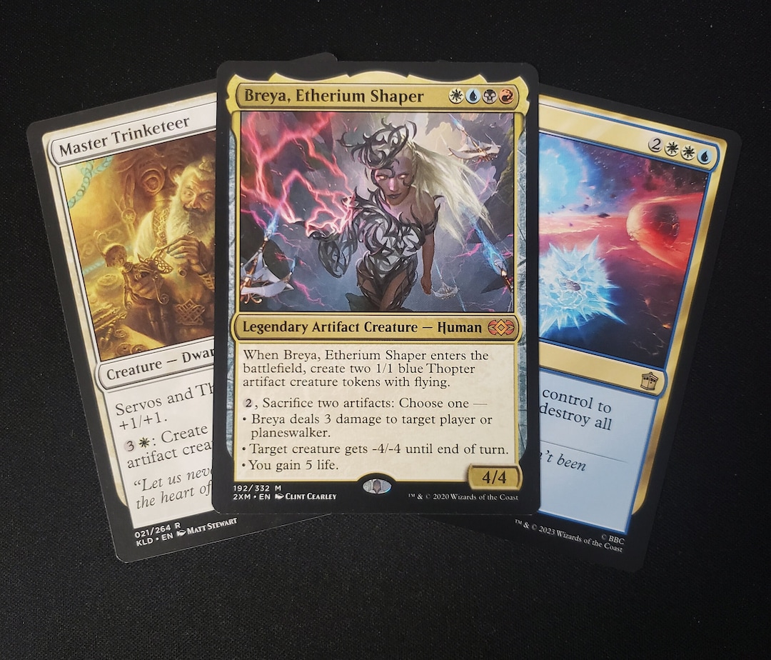 MTG Commander Deck EDH Deck Breya, Etherium Shaper 100 Magic Cards ...