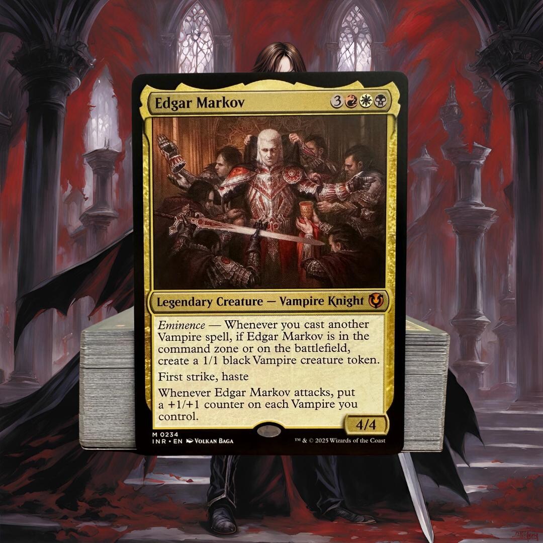 MTG Commander Vampire Deck EDH Deck Edgar Markov 100 Magic Cards Custom ...