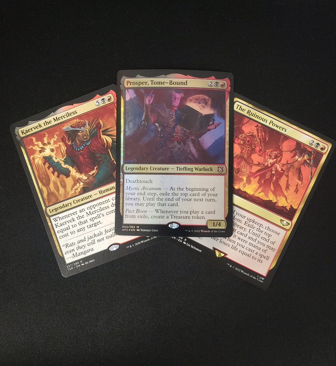 MTG Commander EDH Deck Prosper, Tome-bound 100 Magic Cards Custom Deck ...