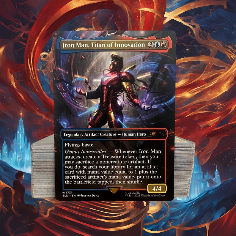 MTG Commander Deck EDH Deck Iron Man, Titan of Innovation 100 Magic ...