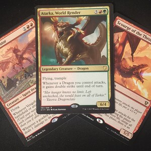 MTG Commander EDH Deck Atarka, World Render 100 Magic Cards Custom Deck ...