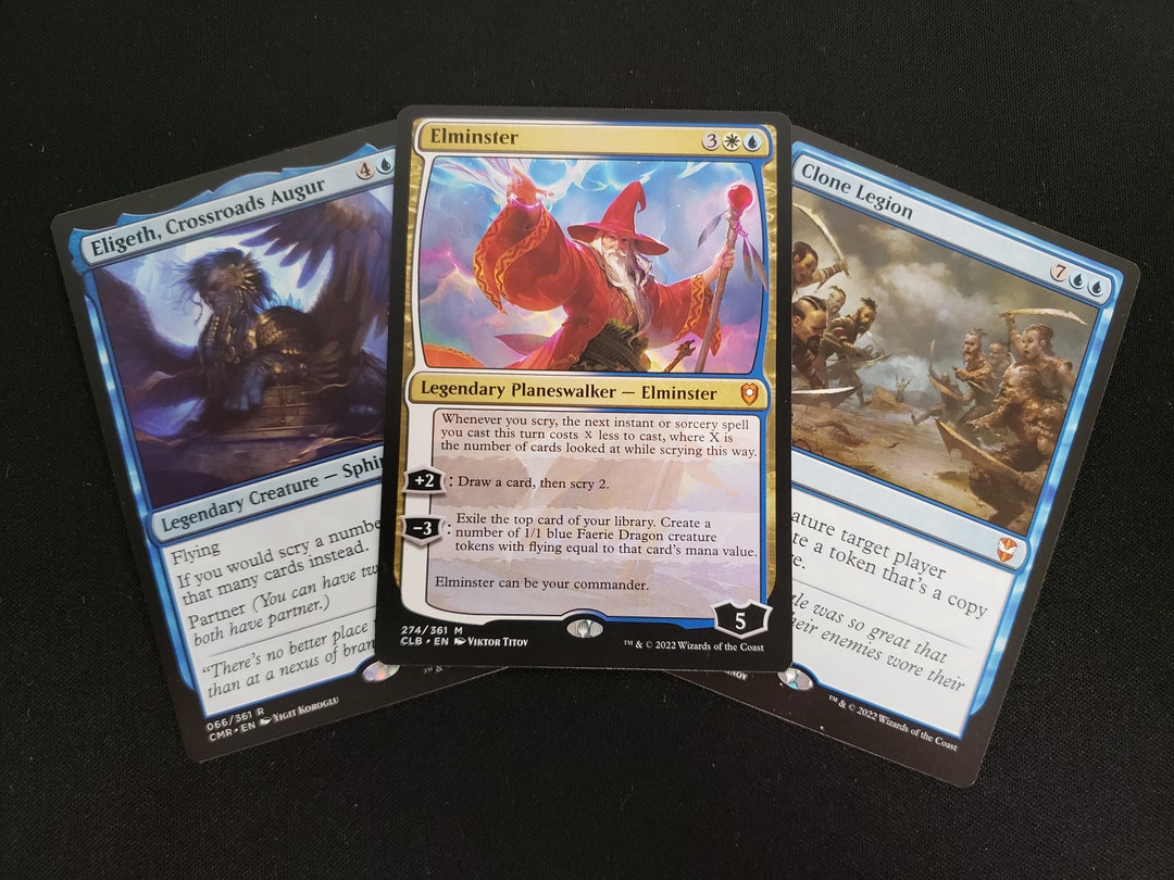 MTG Commander Deck EDH Deck Elminster 100 Magic Cards Custom Deck Scry ...