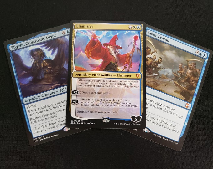 MTG Commander Deck EDH Deck Elminster 100 Magic Cards Custom Deck Scry ...