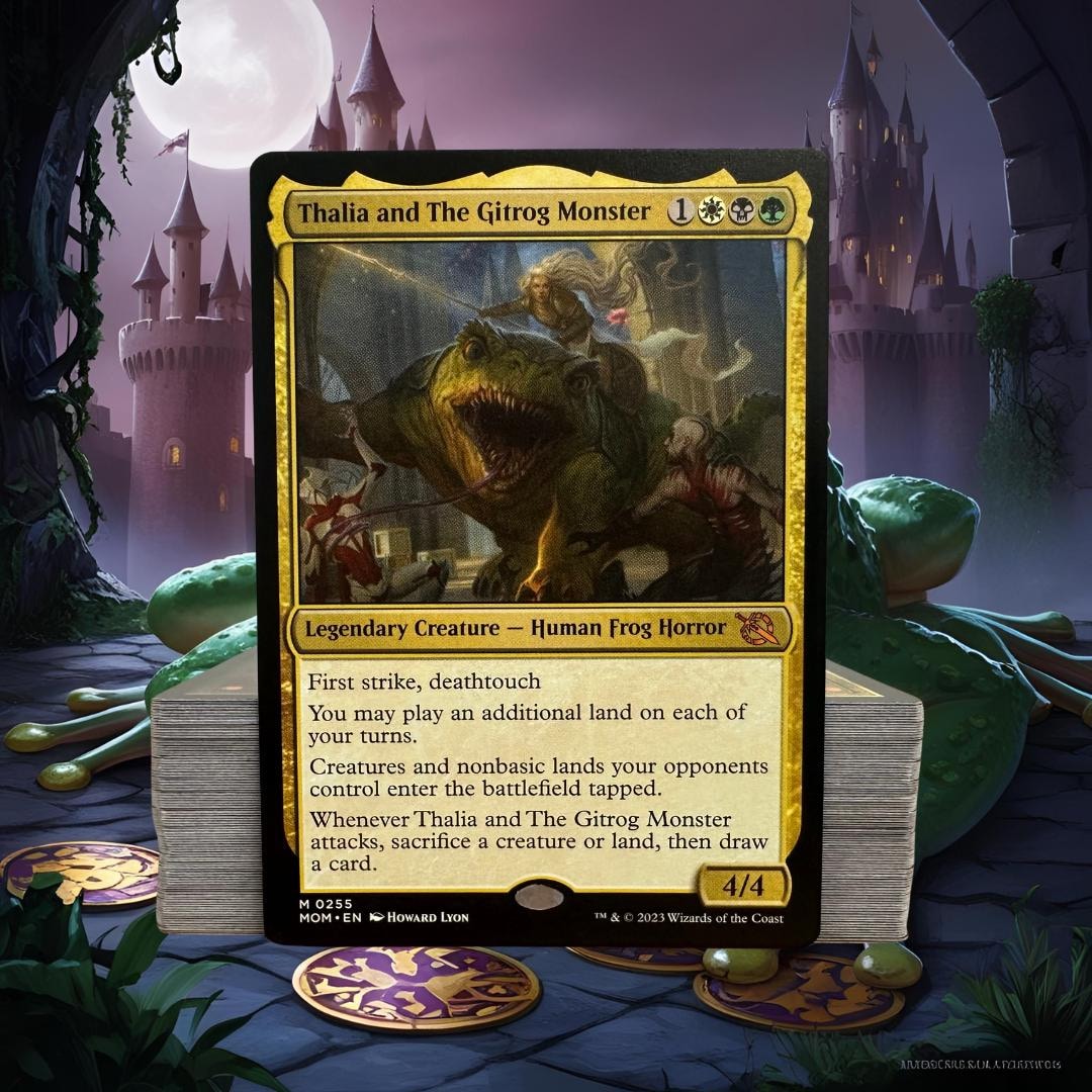 MTG Commander Deck EDH Deck Thalia and the Gitrog Monster 100 Magic ...