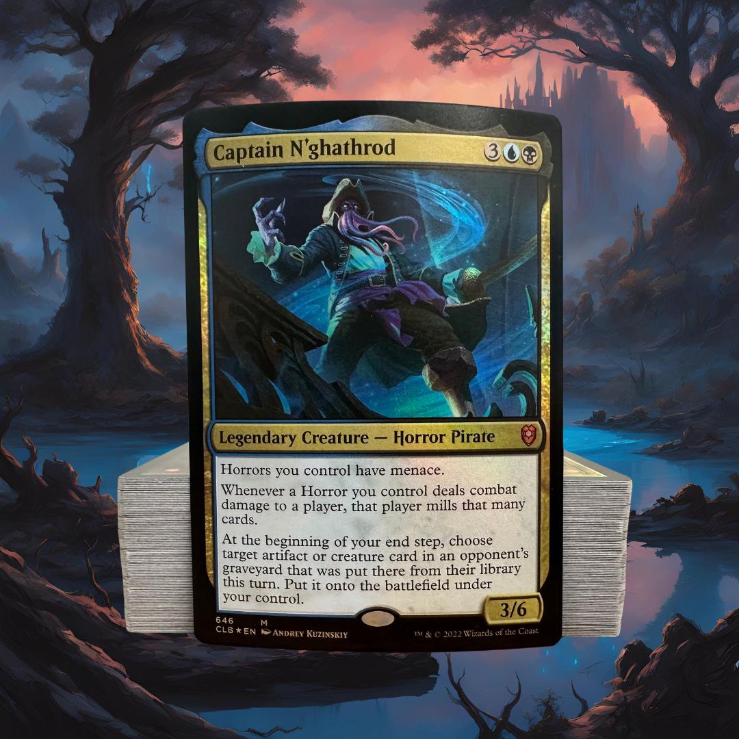 MTG Commander Deck EDH Deck Captain N'ghathrod 100 Magic Cards Custom ...