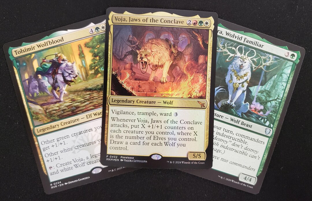MTG Commander Deck EDH Deck Voja Jaws of the Conclave 100 Magic Cards ...