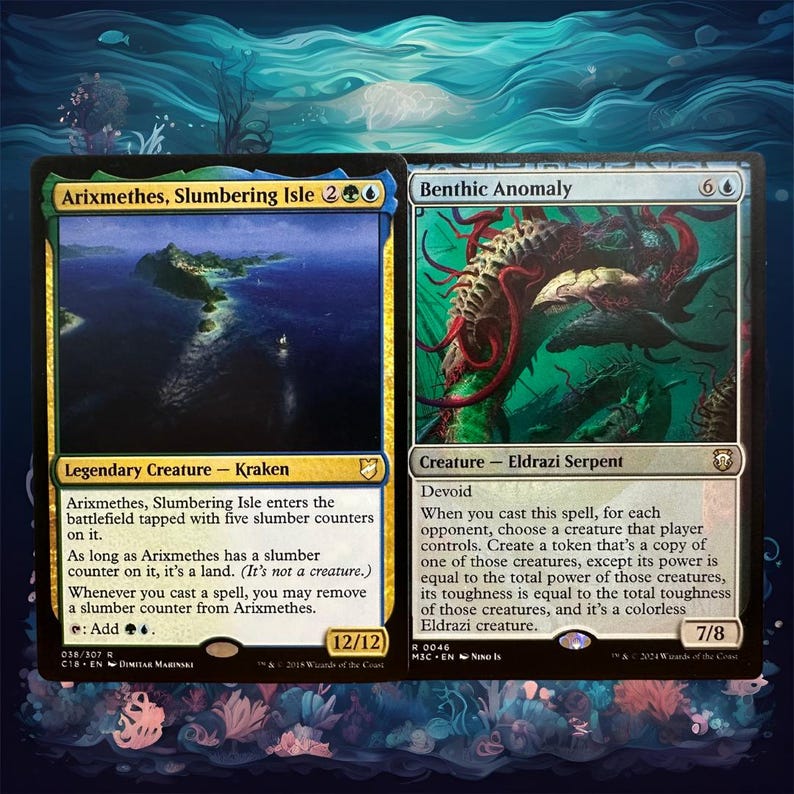 Kiora, Sovereign of the Deep Commander Deck EDH 100 Magic Cards Custom ...