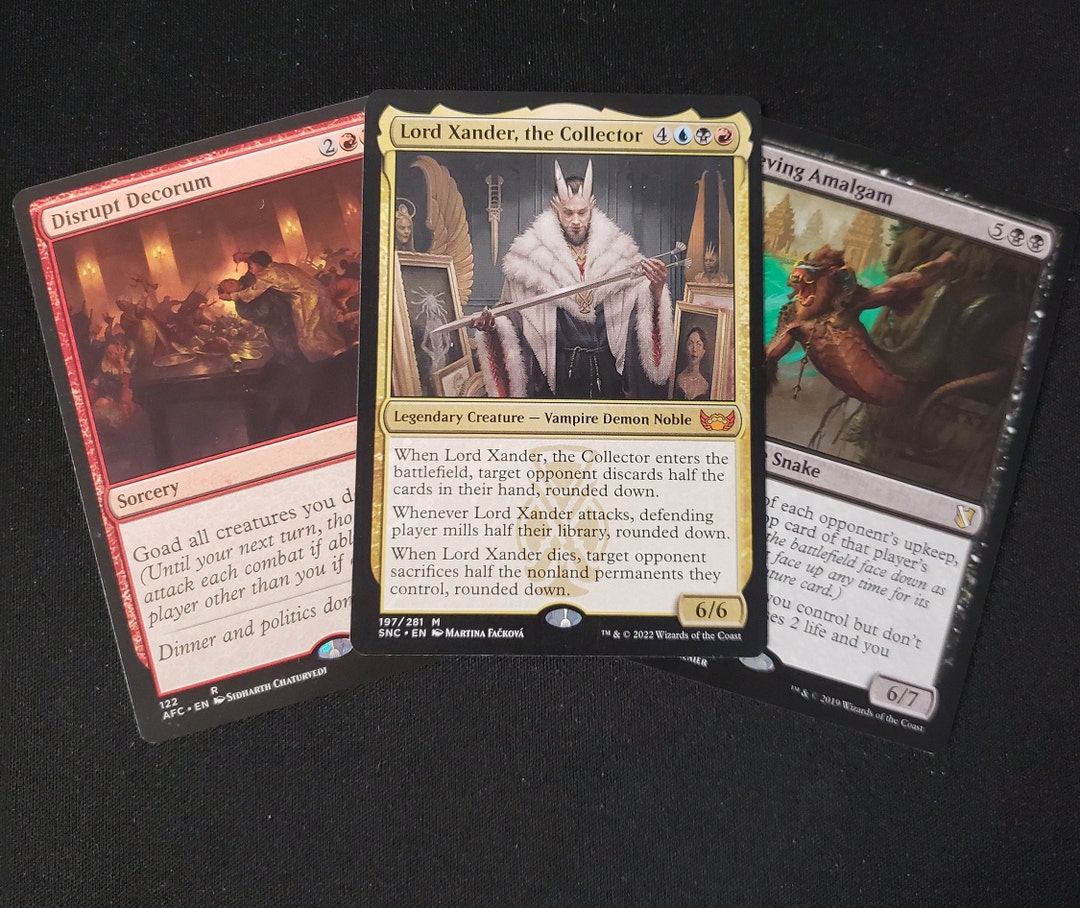MTG Commander Deck EDH Deck Lord Xander, the Collector 100 Magic Cards ...