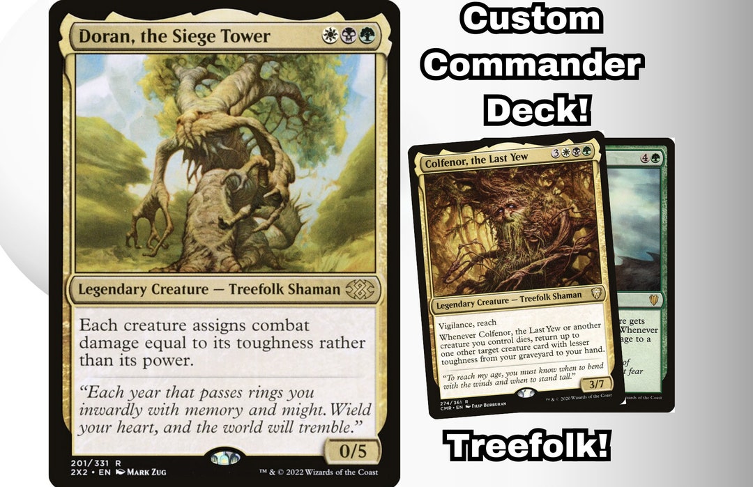 MTG Commander Deck EDH Deck Doran, the Siege Tower 100 Magic Cards ...