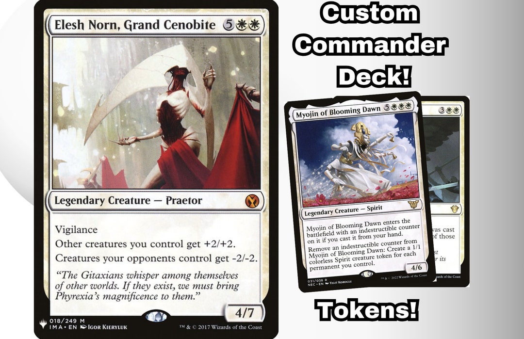 MTG Commander Deck EDH Deck Elesh Norn, Grand Cenobite 100 Magic Cards ...