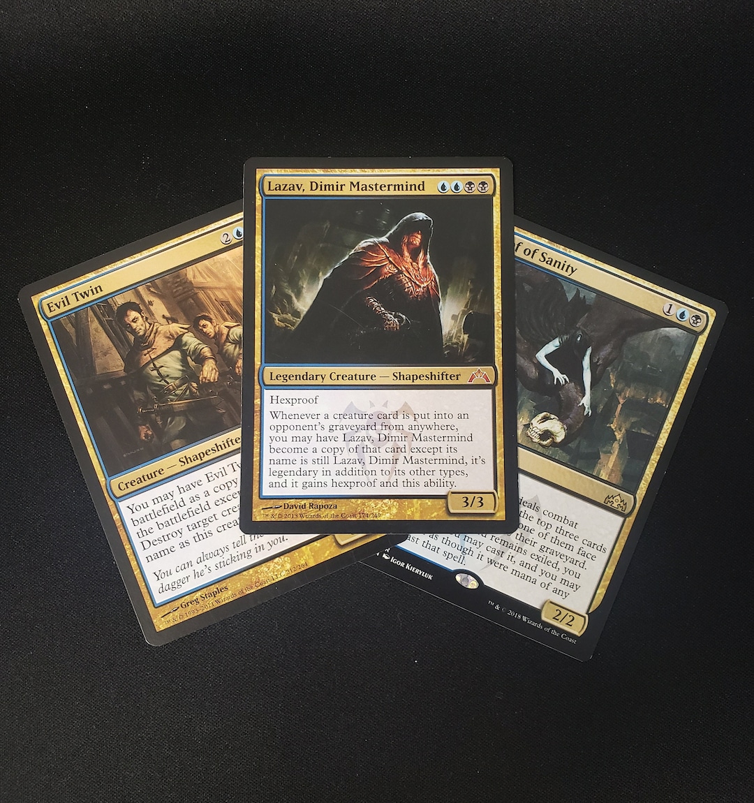 MTG Commander Deck EDH Deck Lazav, Dimir Mastermind 100 Magic Cards Custom Deck Copy and Steal ...