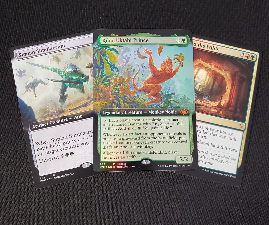 MTG Commander Deck EDH Deck Kibo, Uktabi Prince 100 Magic Cards Custom ...