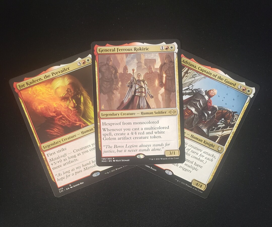 MTG Commander Deck EDH Deck General Ferrous Rokiric 100 Magic Cards ...
