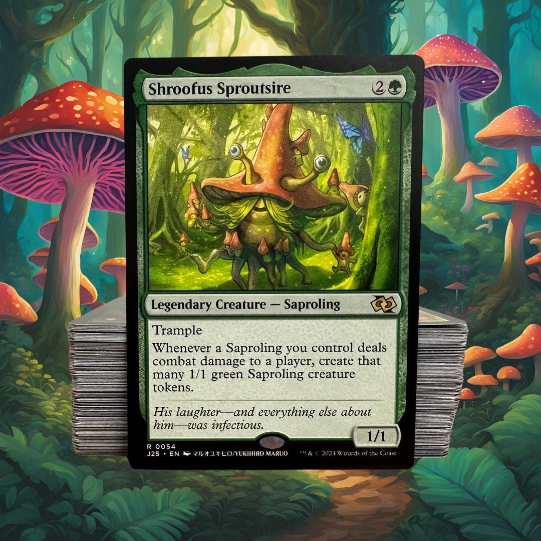 MTG Commander Deck EDH Deck Shroofus Sproutsire 100 Magic Cards Custom ...