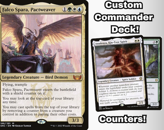 MTG Commander Deck EDH Deck Falco Spara, Pactweaver 100 Magic Cards ...