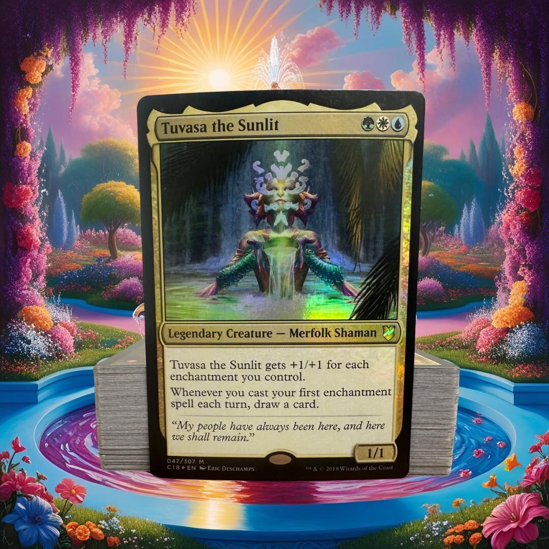 MTG Commander Deck EDH Deck Tuvasa the Sunlit 100 Magic Cards Custom ...