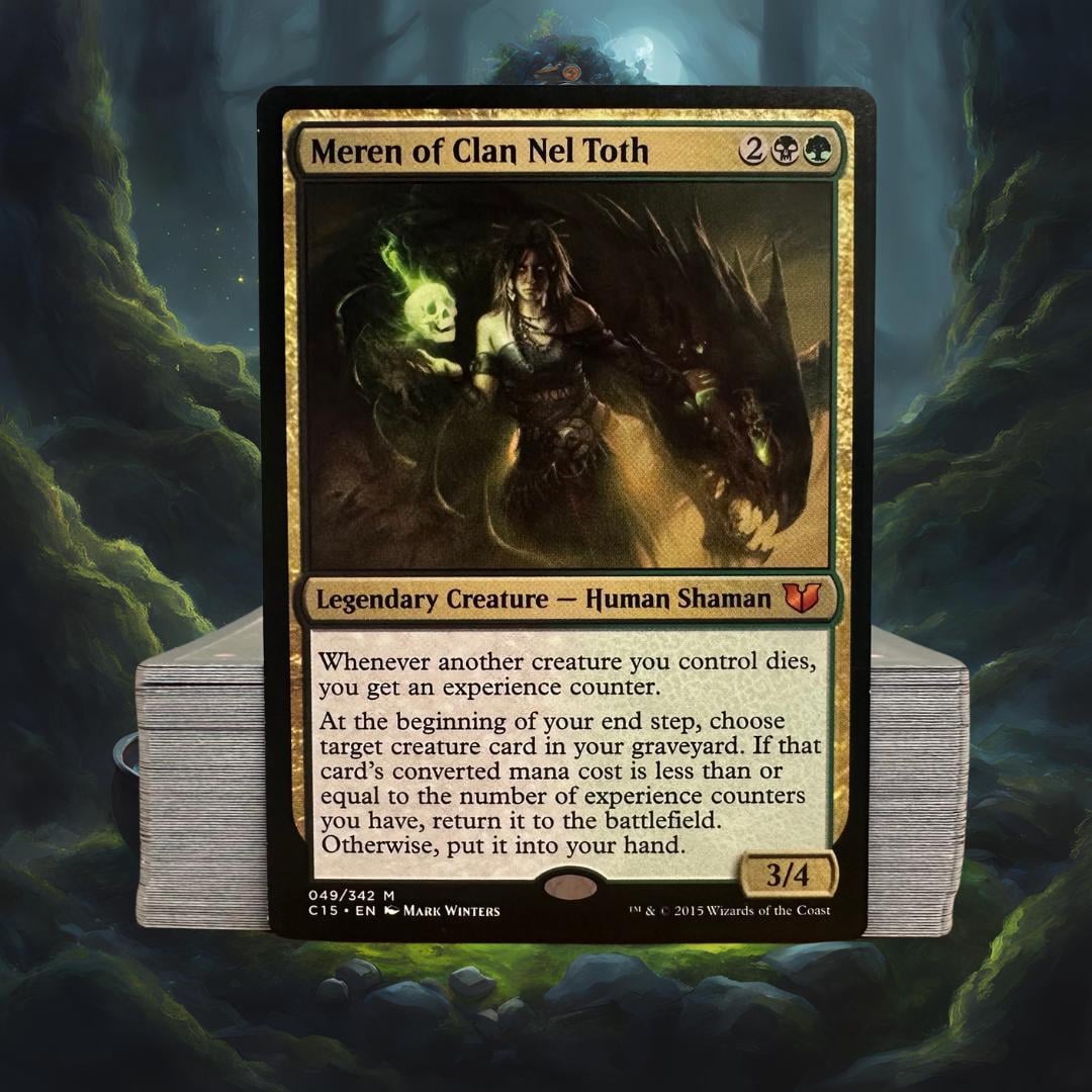 MTG Commander Deck EDH Deck Meren of Clan Nel Toth 100 Magic Cards ...