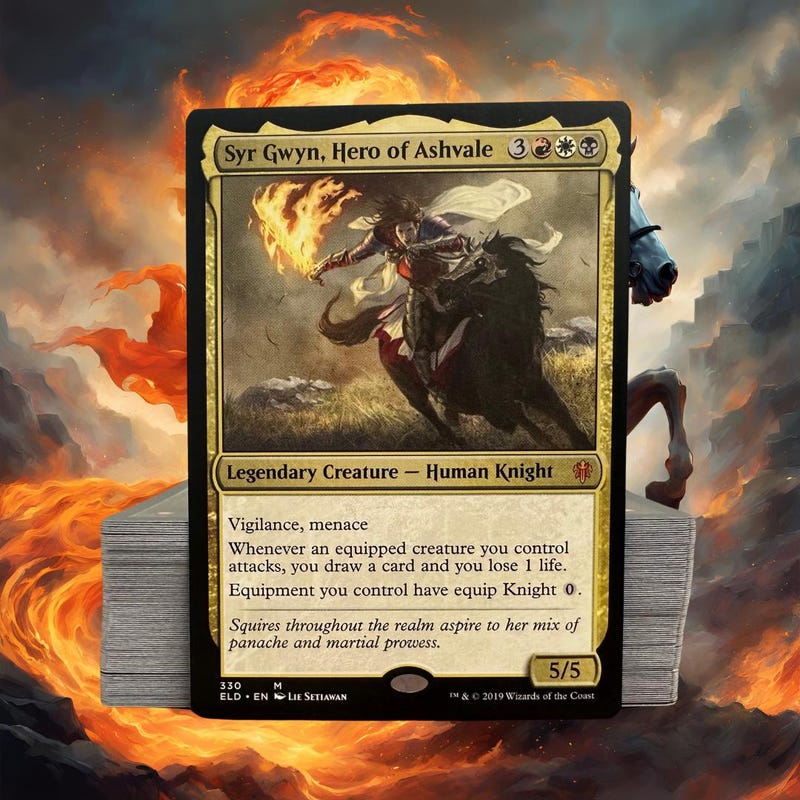 Mtg Equipment Edh Deck - Etsy