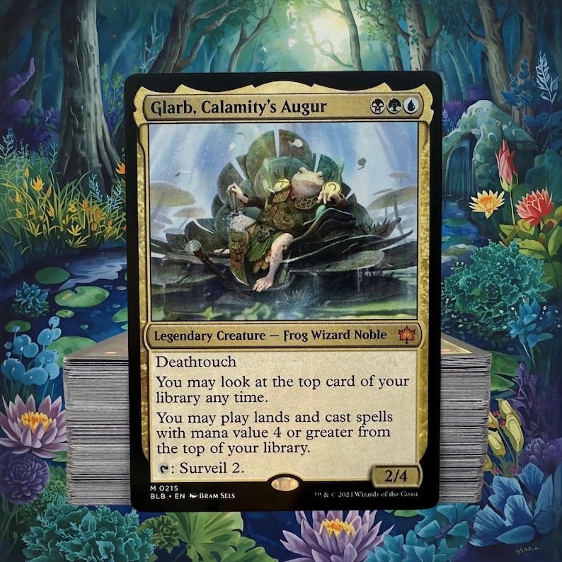 MTG Commander Deck EDH Deck Commander Glarb, Calamity's Augur 100 Magic ...
