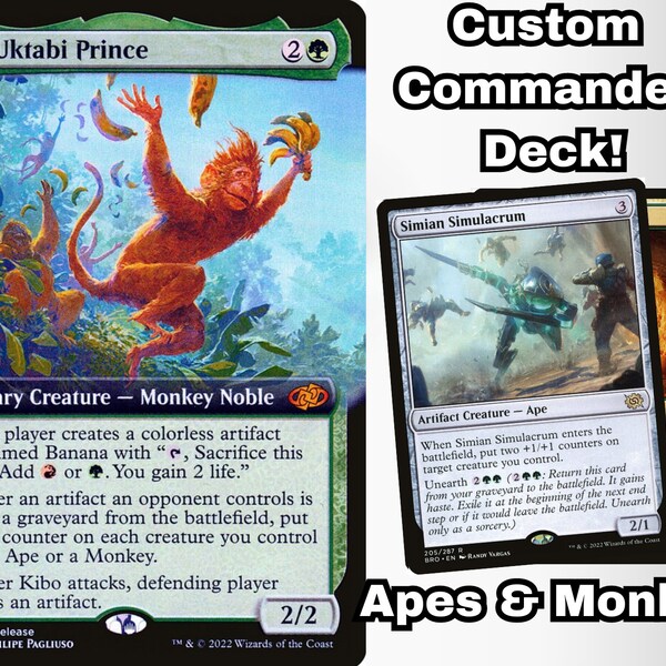 Mtg Commander Cards - Etsy