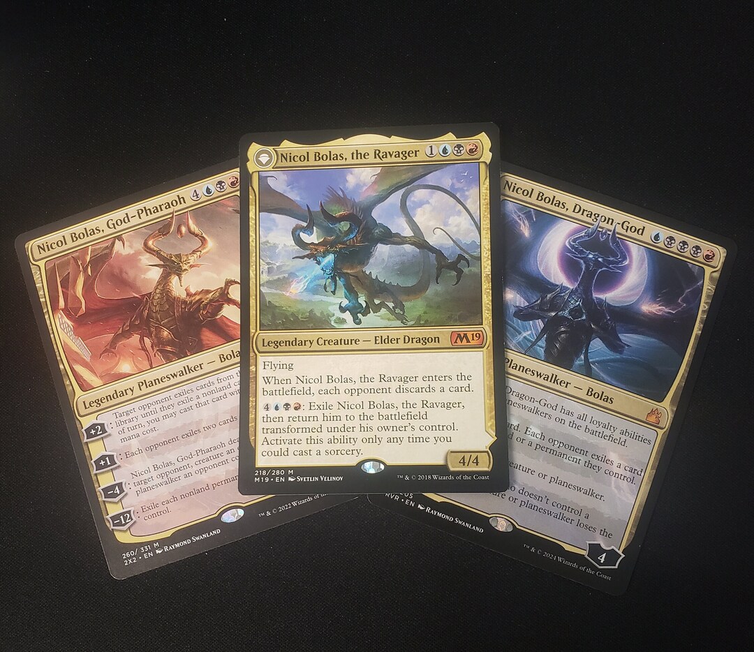MTG Commander Deck EDH Deck Nicol Bolas, the Ravager 100 Magic Cards ...
