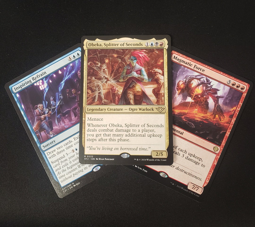 MTG Commander Deck EDH Deck Obeka, Splitter of Seconds 100 Magic Cards ...