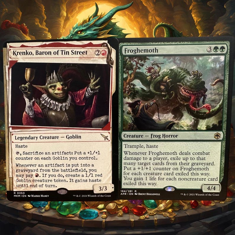 MTG Commander Deck EDH Deck Ognis, the Dragon's Lash 100 Magic Cards ...