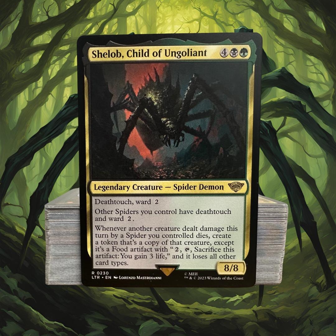 MTG Commander Deck EDH Deck Shelob, Child of Ungoliant 100 Magic Cards ...