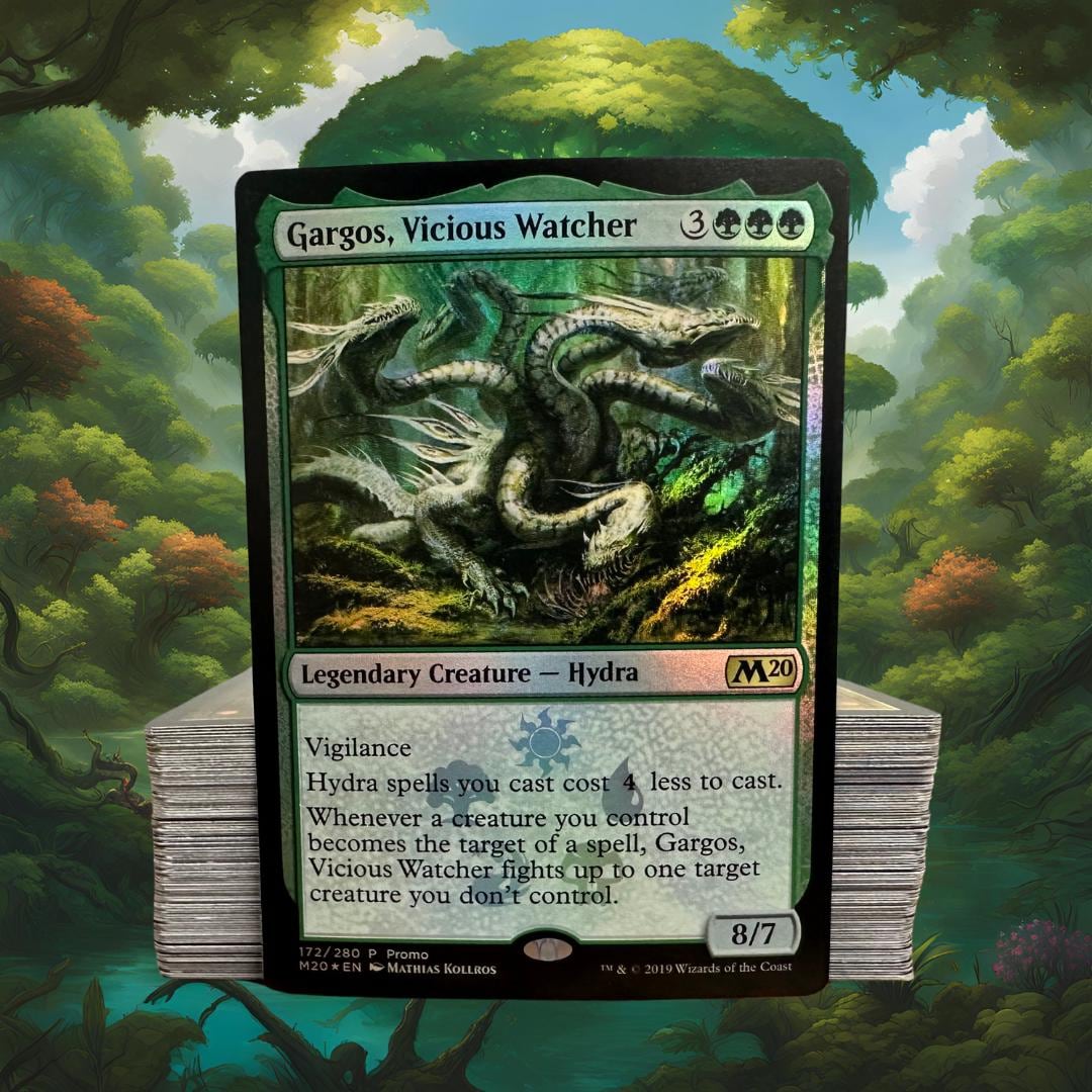 MTG Commander Deck EDH Deck Gargos, Vicious Watcher 100 Magic Cards ...