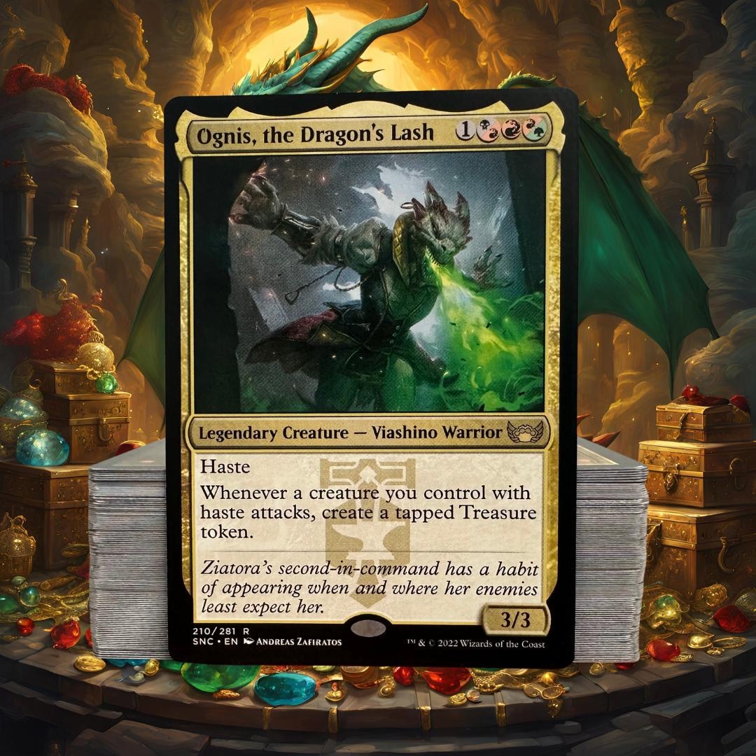 MTG Commander Deck EDH Deck Ognis, the Dragon's Lash 100 Magic Cards ...