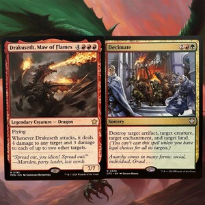 MTG Commander EDH Deck Atarka, World Render 100 Magic Cards Custom Deck ...