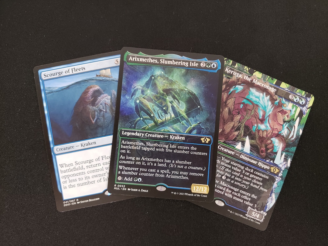 MTG Commander Deck EDH Deck Arixmethes, Slumbering Isle 100 Magic Cards ...