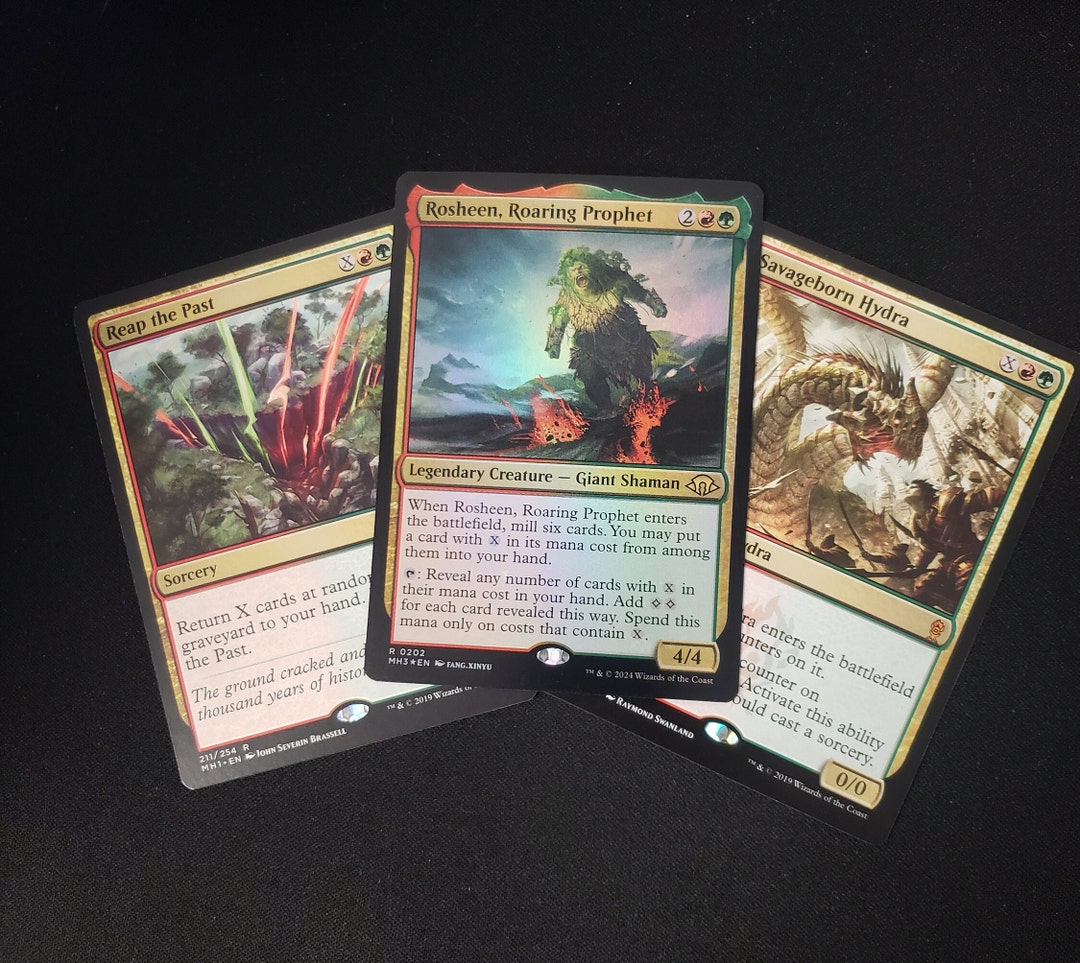 MTG Commander Deck EDH Deck Rosheen, Roaring Prophet 100 Magic Cards ...