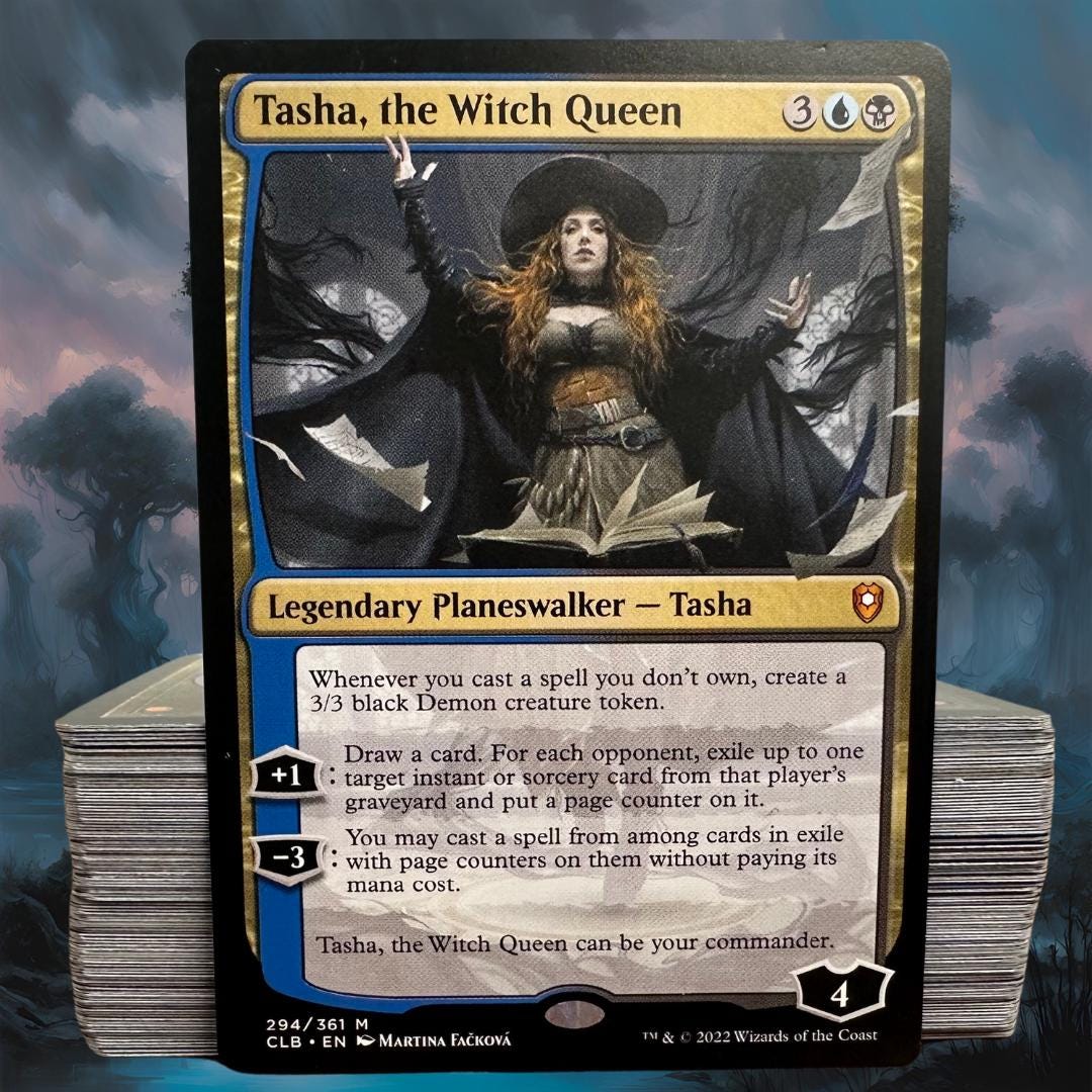 MTG Commander Deck EDH Deck Tasha, the Witch Queen 100 Magic Cards ...