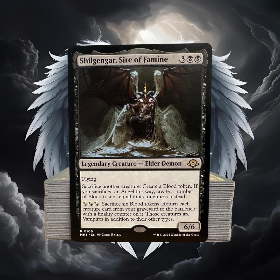 MTG Commander EDH Deck Shilgengar, Sire of Famine 100 Magic Cards ...