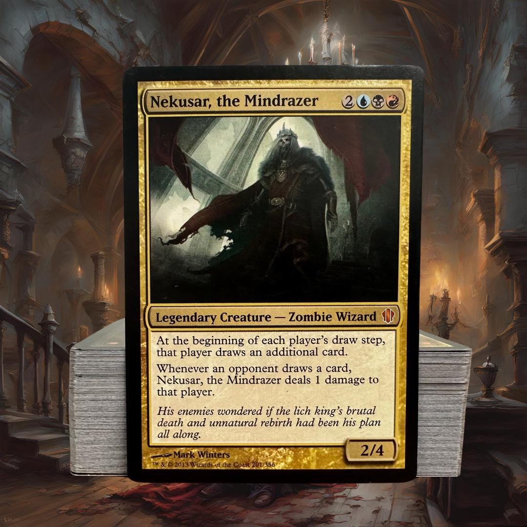 MTG Commander Deck EDH Deck Nekusar, the Mindrazer 100 Magic Cards ...