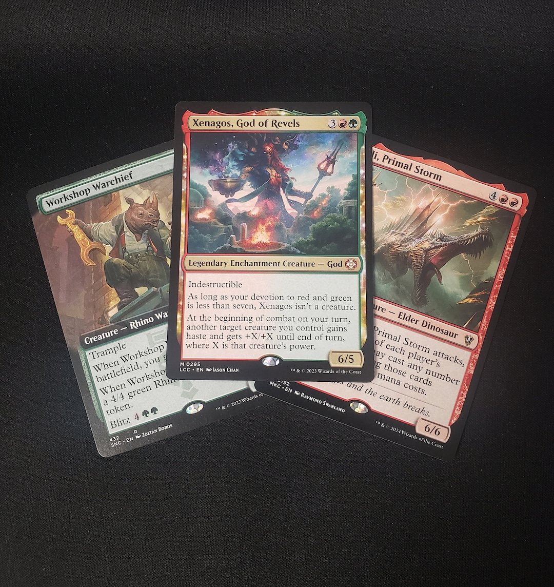 MTG Commander Deck EDH Deck Xenagos, God of Revels 100 Magic Cards ...