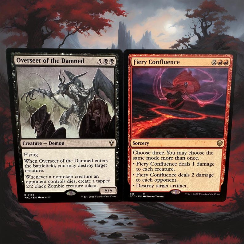 Rakdos, Lord of Riots Commander Deck MTG Custom Deck Magic the ...