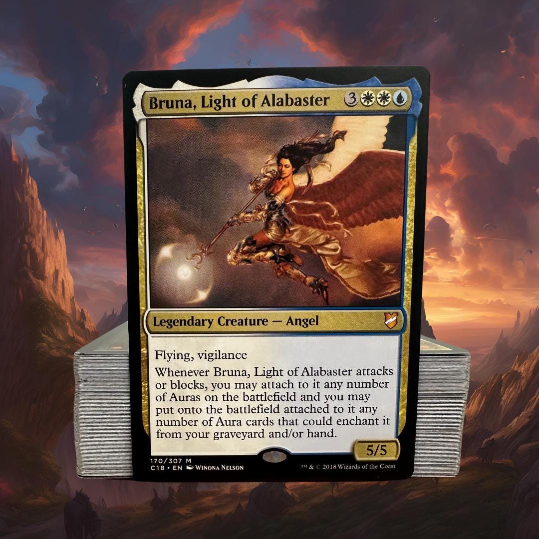 MTG Commander Deck EDH Deck Bruna, Light of Alabaster 100 Magic Cards ...